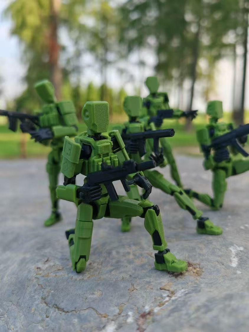 soldier 3D printed Dummy Lucky 13 Action Figure,DIY gift,Decompression ...