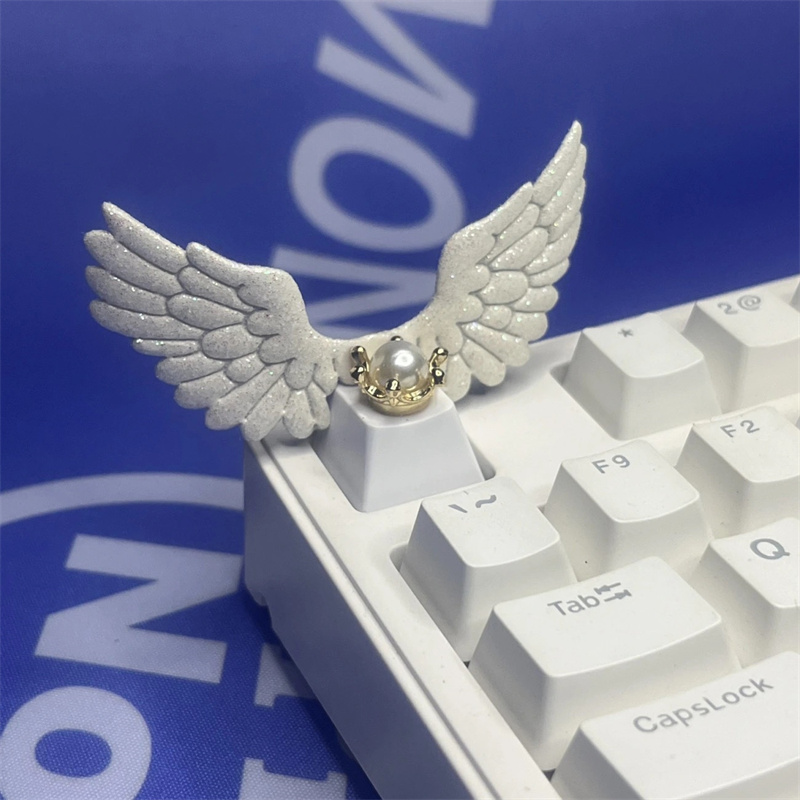 Personalized Crown Wings Keycap R4 Pink Mechanical Keyboard Angel Wings ...