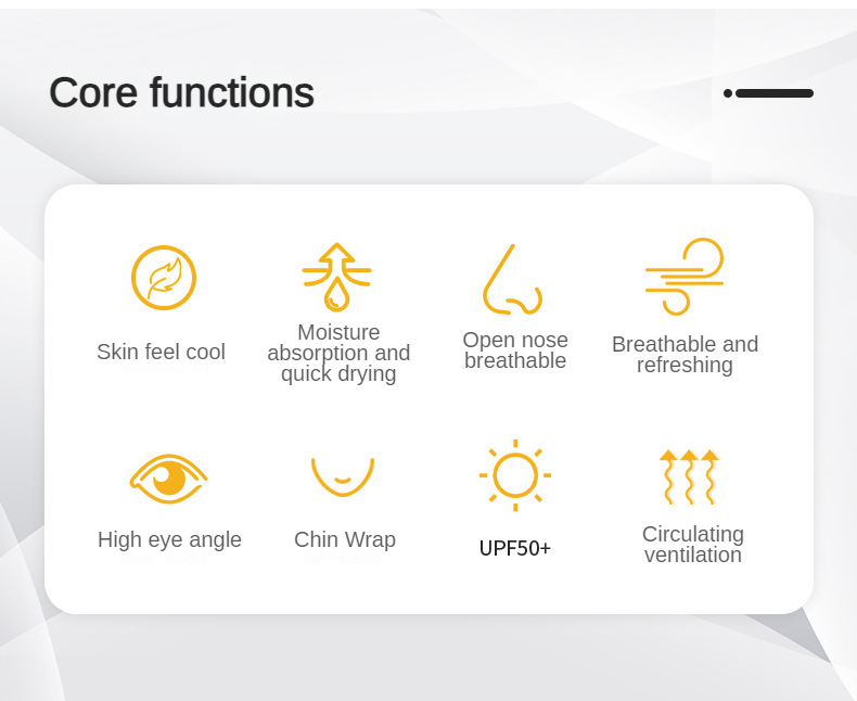 ENAIDE Premium 5D Fishbone Mask Windproof Warm UV Resistant Sunscreen ...