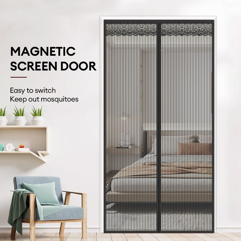 XTEN Magnetic Door Screen Simple Anti Mosquito Screen Mesh Door Curtain ...