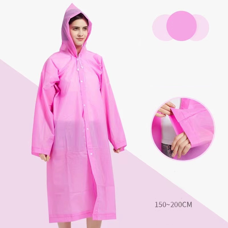 Eva Raincoat Lightweight Unisex Raincoat for Adult Hooded Outdoor Men ...