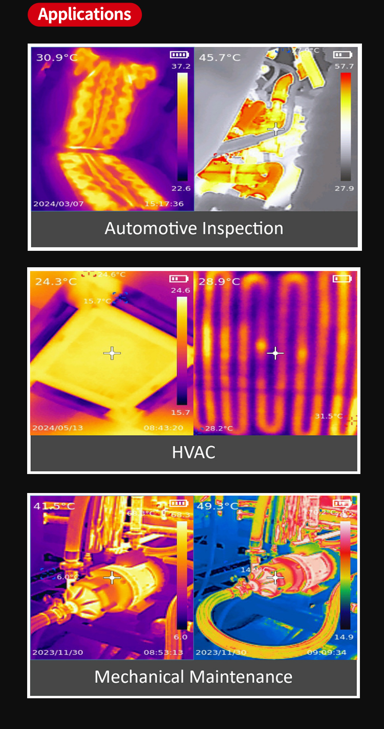 UNI-T UTi716S Infrared Thermal Imager 160*120 Pixels -20~550 ...