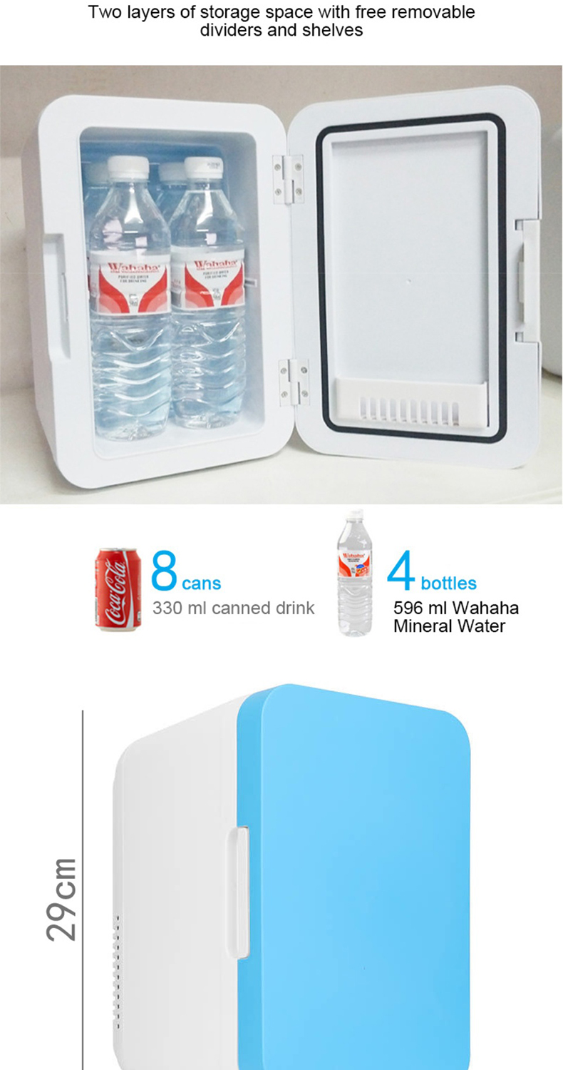 Mini Fridge Refrigerator for Bedroom Skincare Fridge 8L Small ...