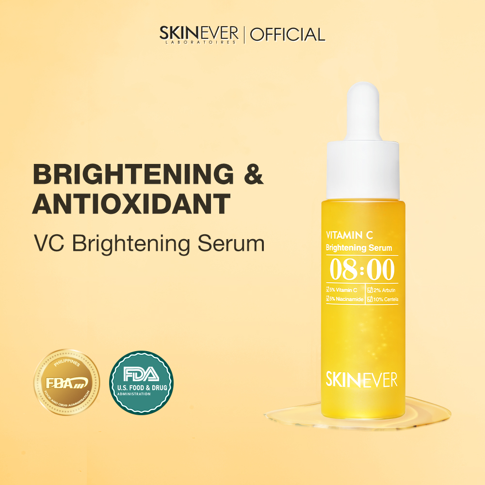 SKINEVER Vitamin C Set Whitening Facial Cleanser Moisturizing Toner ...