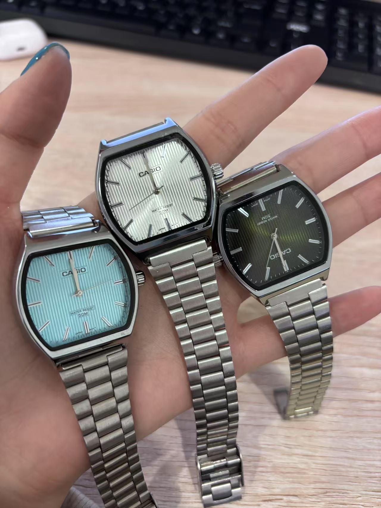 Retro Classic MTP-B140 Student Japanese Korean Watch Men's Stainless ...