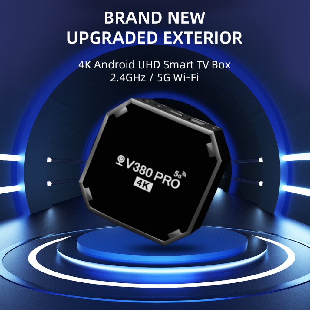 2025 Latest Version V380 Pro Tv Box 4K Android 8G+128G UHD Smart Tv Box ...