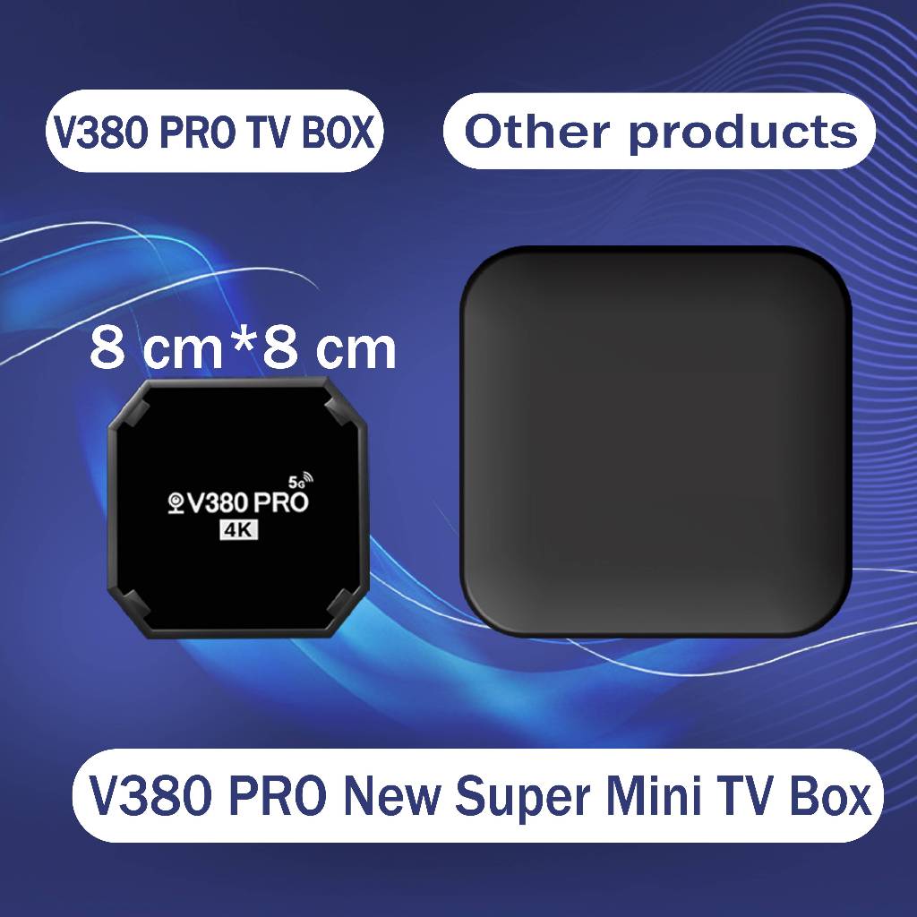 2025 Latest Version V380 Pro Tv Box 4K Android 8G+128G UHD Smart Tv Box ...