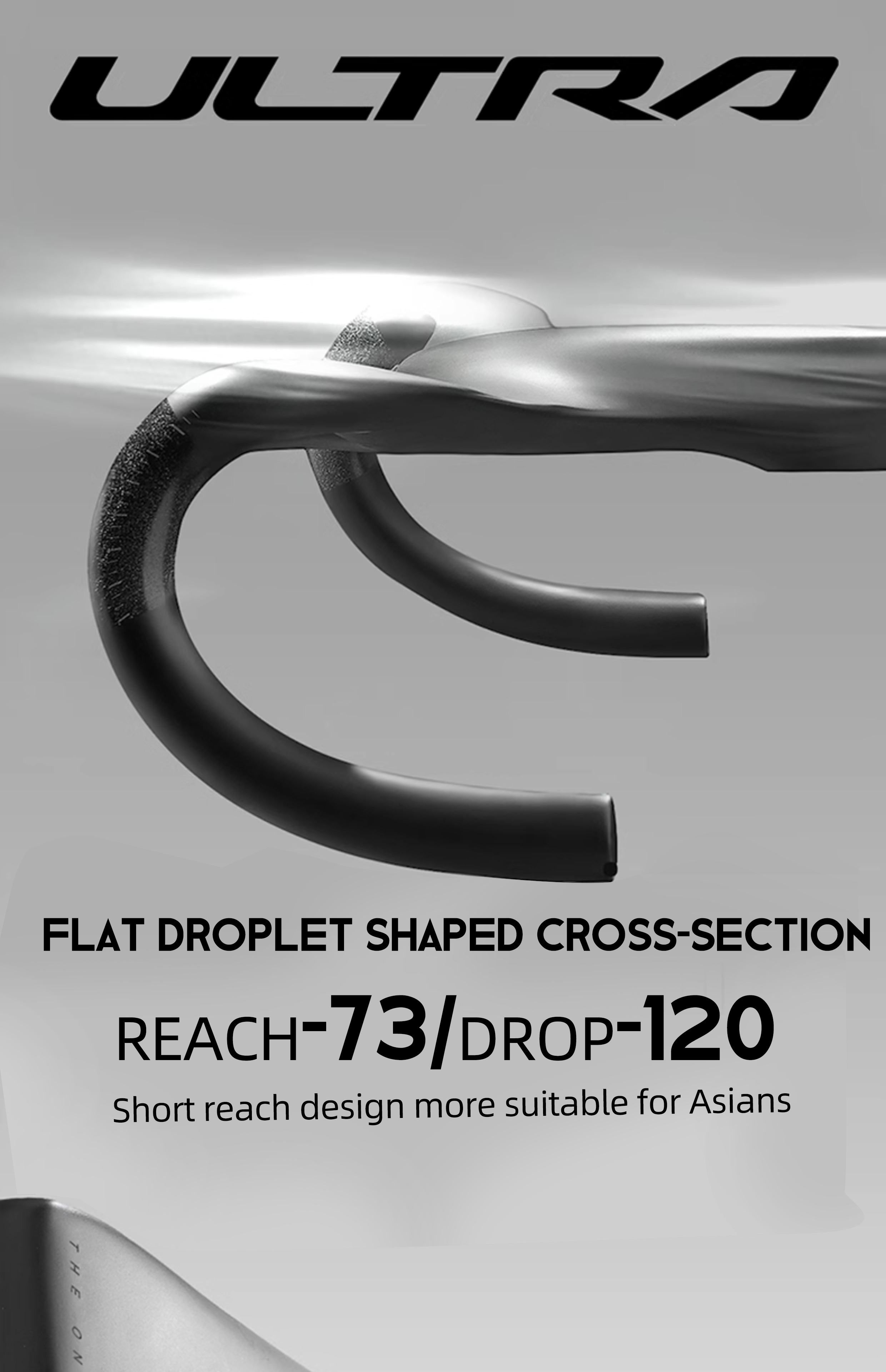 THE ONE ULTRA aero carbon Integrated hamdlebar Hidden Trace Road ...