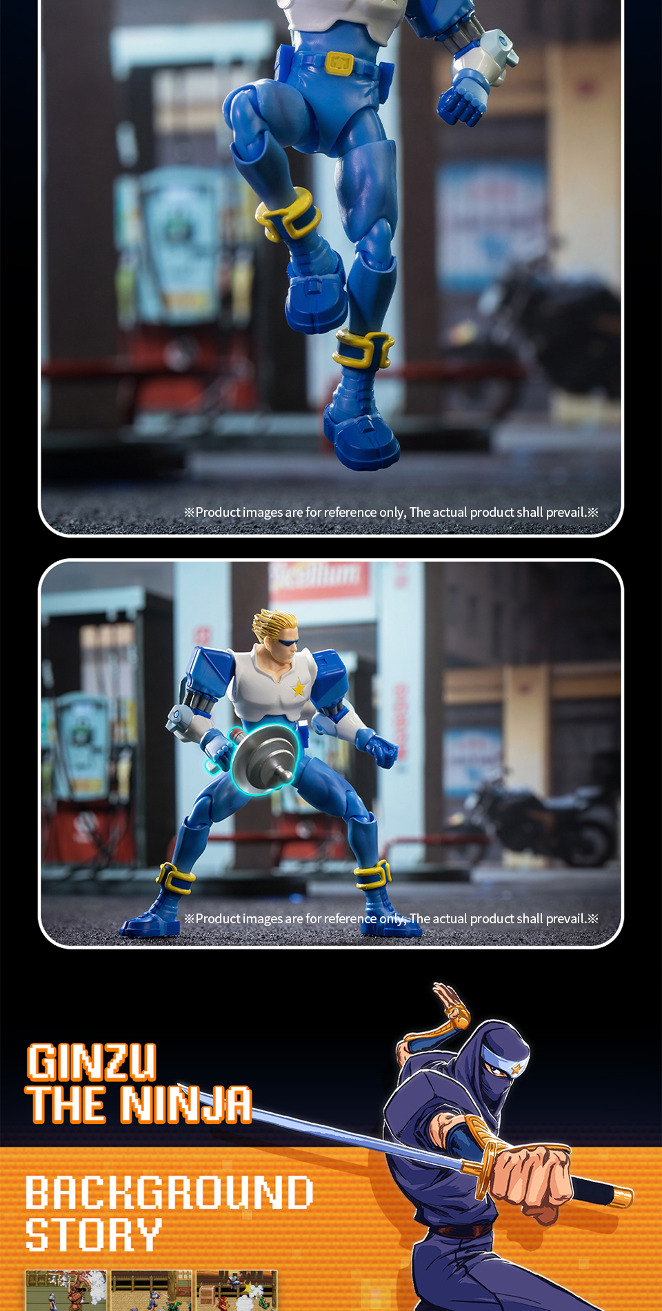 52TOYS CAPCOM Captain Commando-Mack The Knife/Captain Commando/Ginzu The Ninja/Baby Head 3 ...