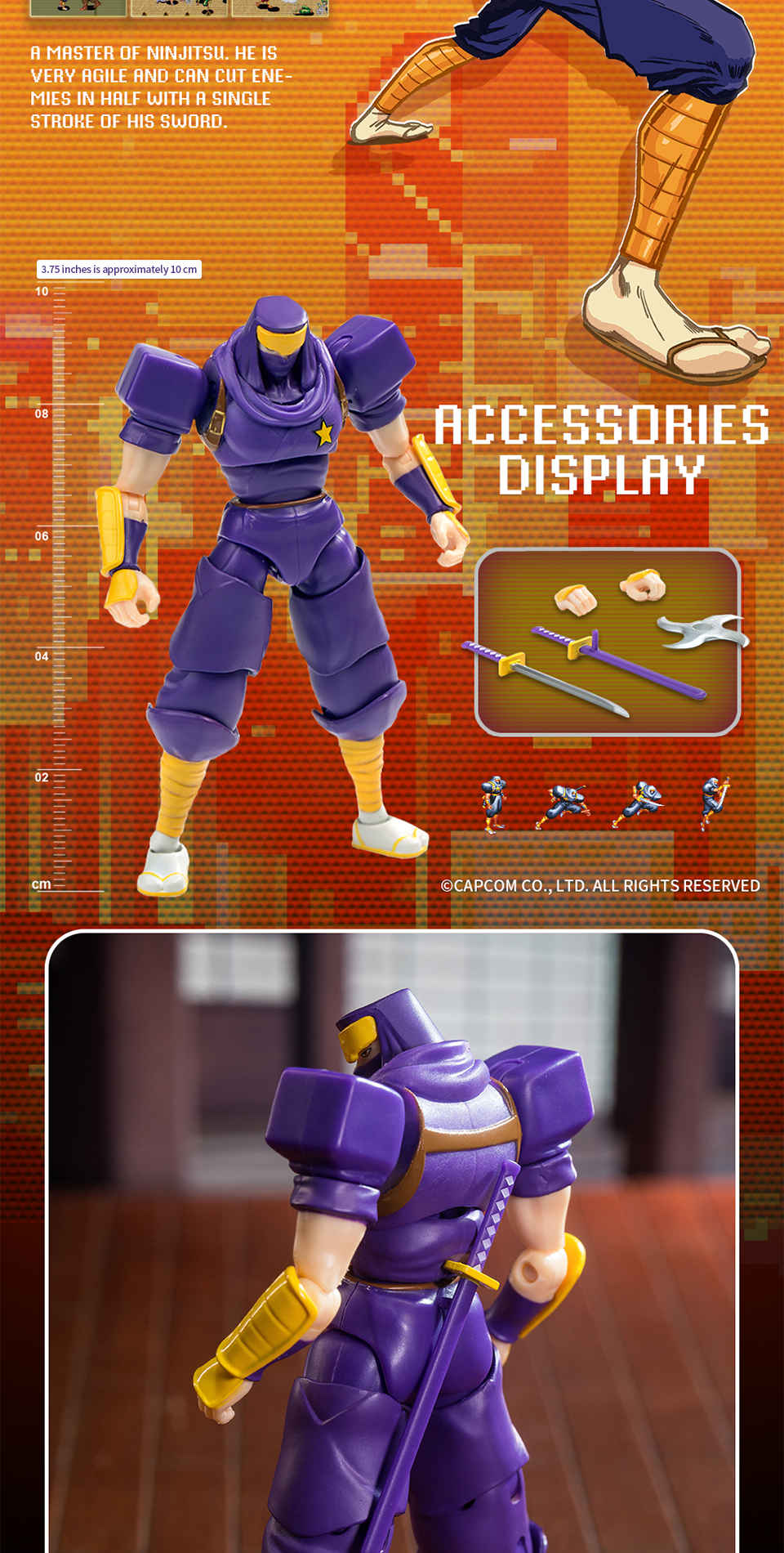 52TOYS CAPCOM Captain Commando-Mack The Knife/Captain Commando/Ginzu ...