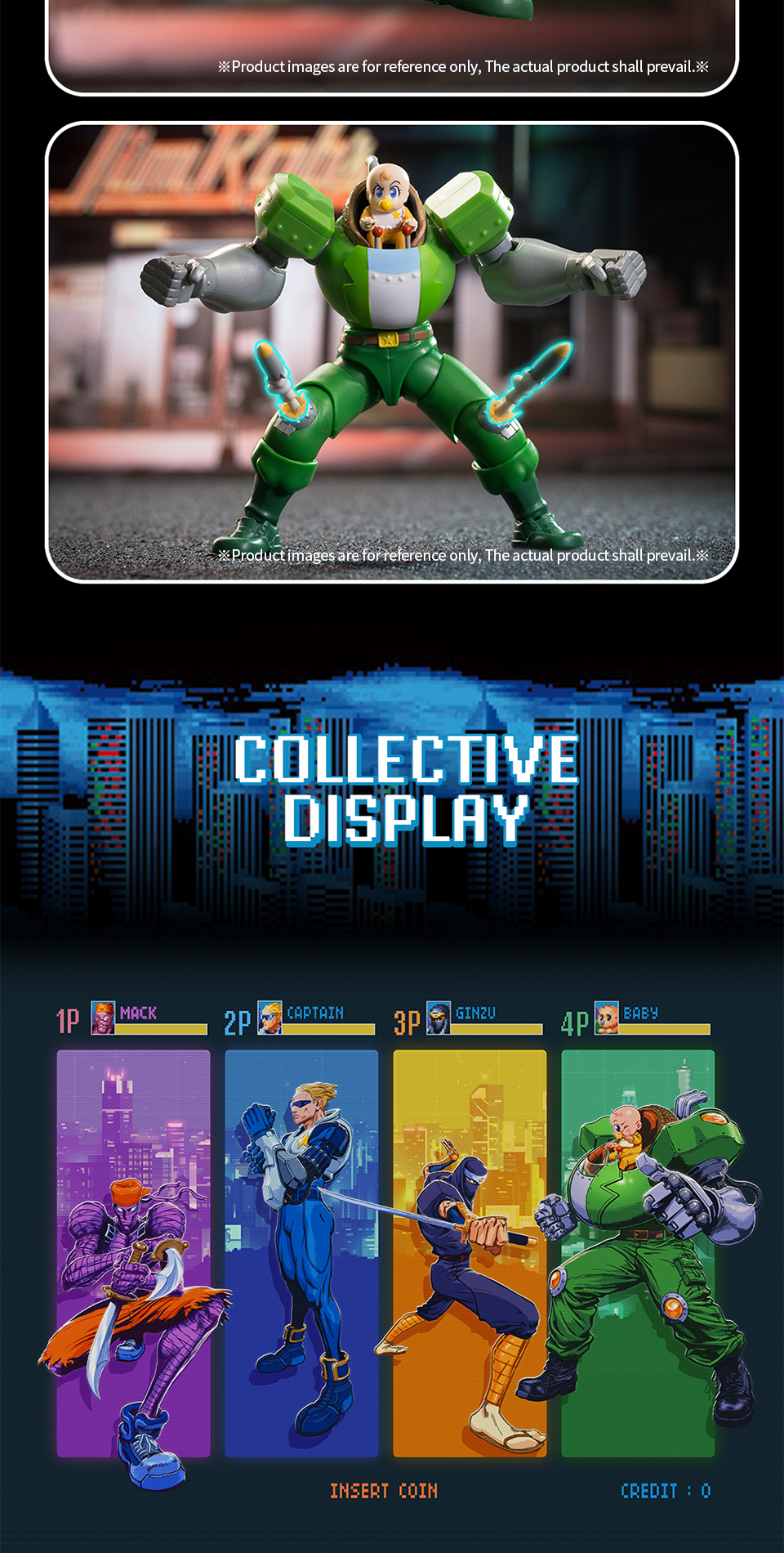 52TOYS CAPCOM Captain Commando-Mack The Knife/Captain Commando/Ginzu ...