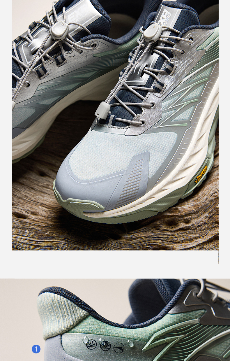 ANTA Men TanYe 2 Outdoor Running Shoes Hiking Sports Walking Climbing ...