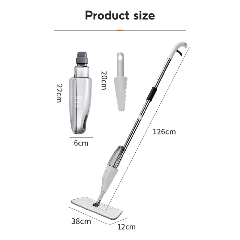 【COD】Floor Mop Spray Mop 360 Degrees Mop With Spinner Head Floor ...