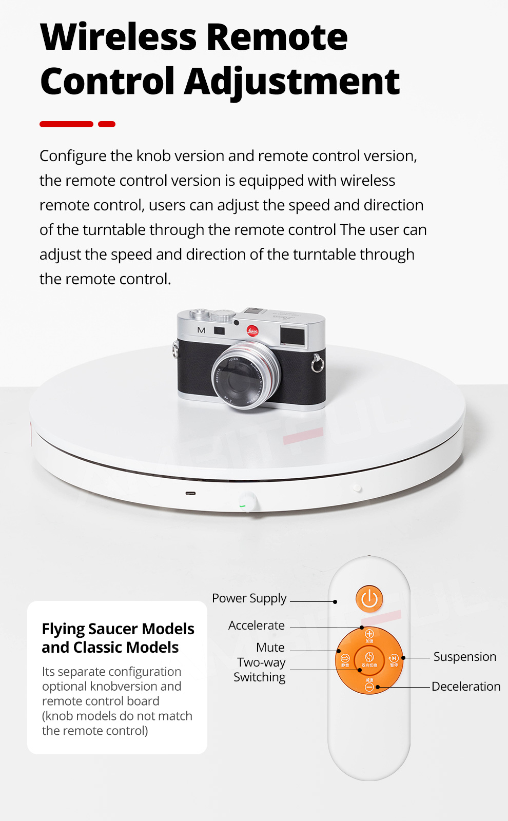 360 degree shooting electric turntable rotating display table automatic ...