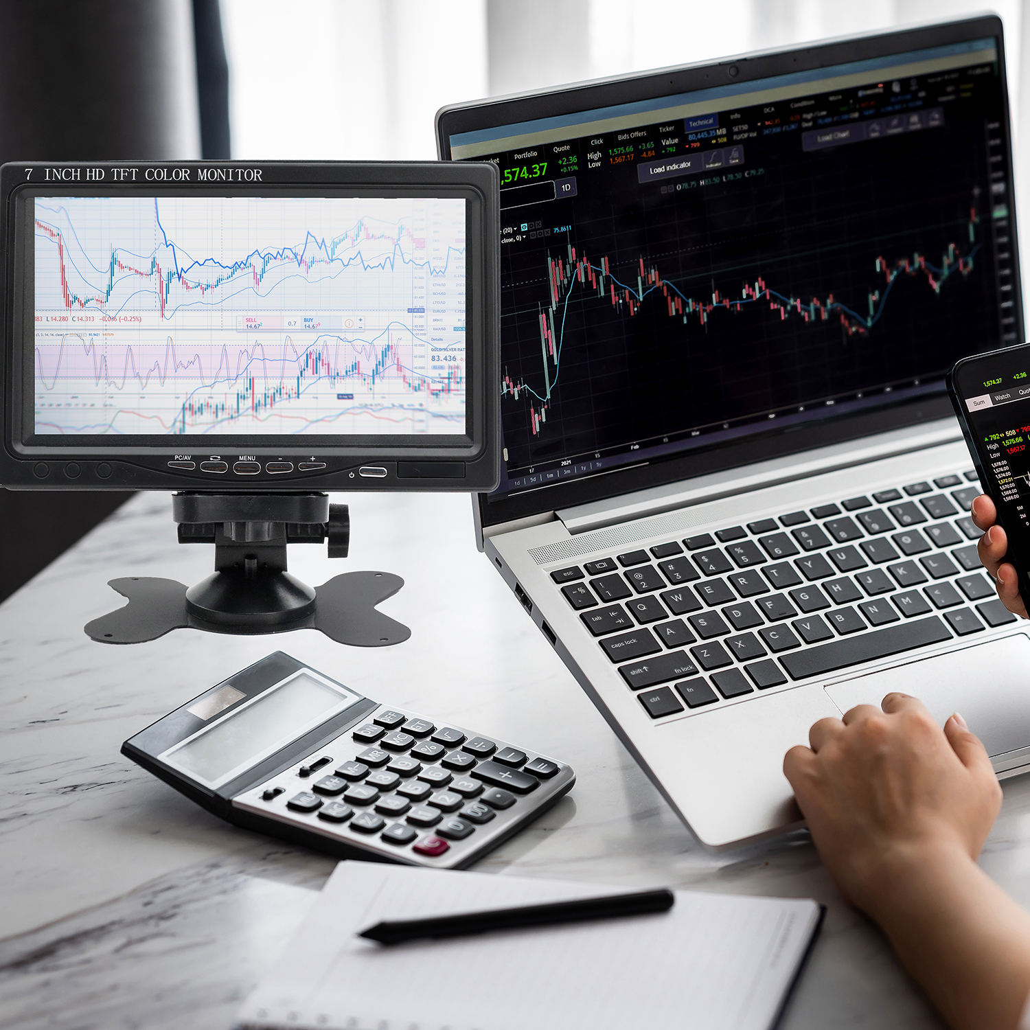 7 inch Small HDMI Monitor 1024x600 Resolution Small 1080P Portable IPS ...