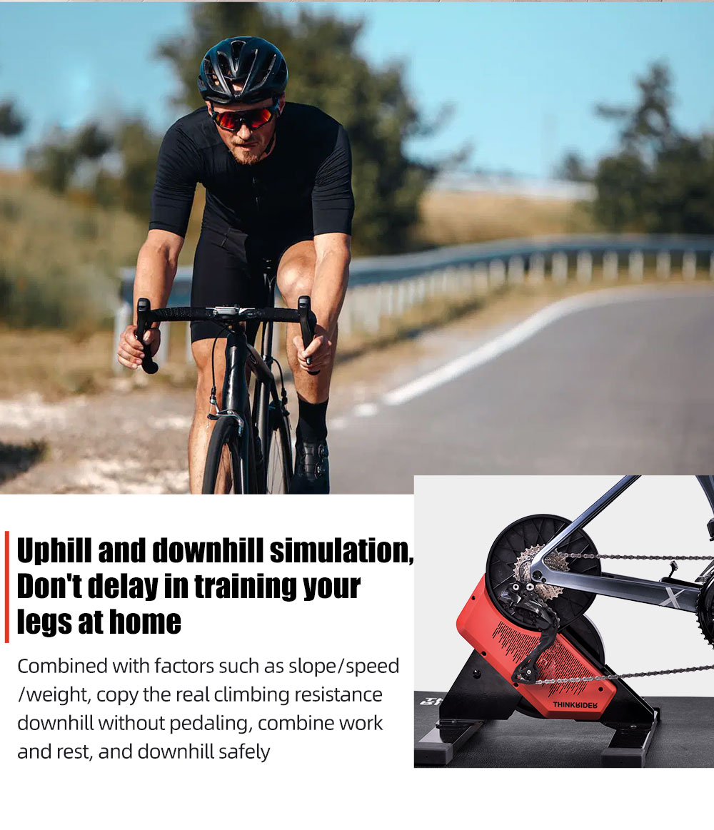 ThinkRider X2/X2MAX Smart Bike Trainer MTB Road Bicycle home trainer ...
