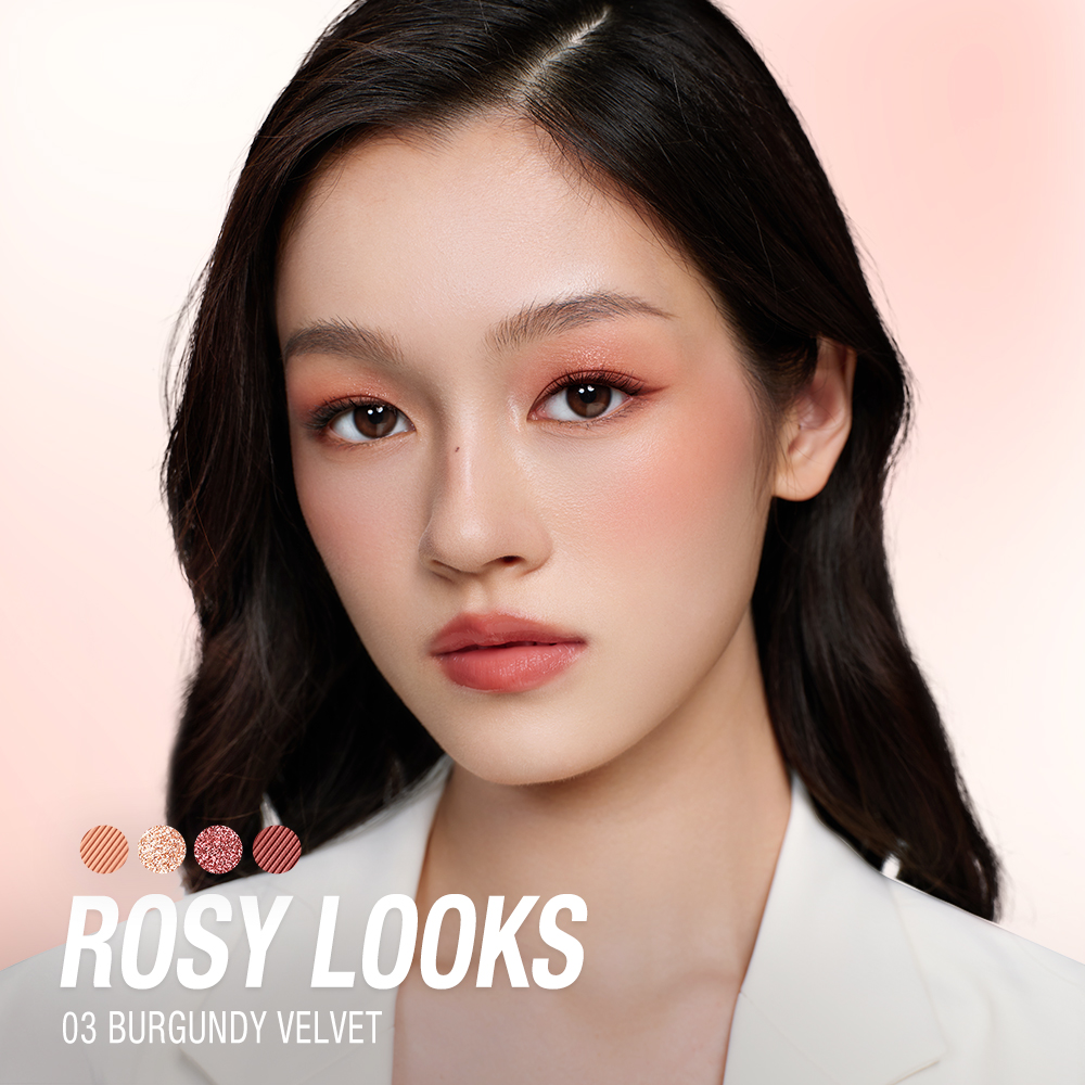 O.TWO.O 4 Color Eyeshadow Palette Buildable High Pigment Long Lasting ...