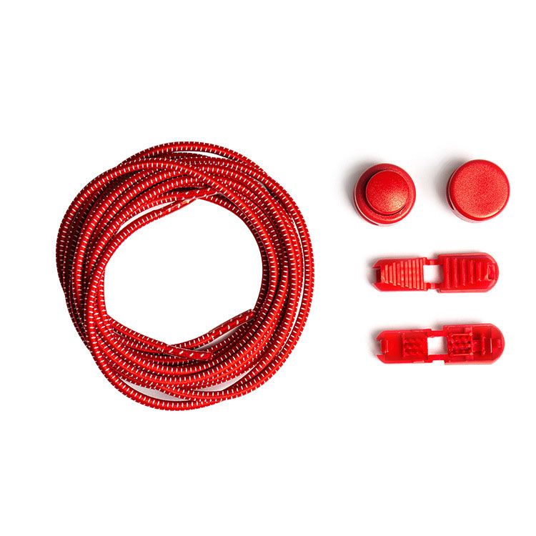 Elastic No Tie Sneaker Laces Stretch Lock Quick Fit For Running Walking ...