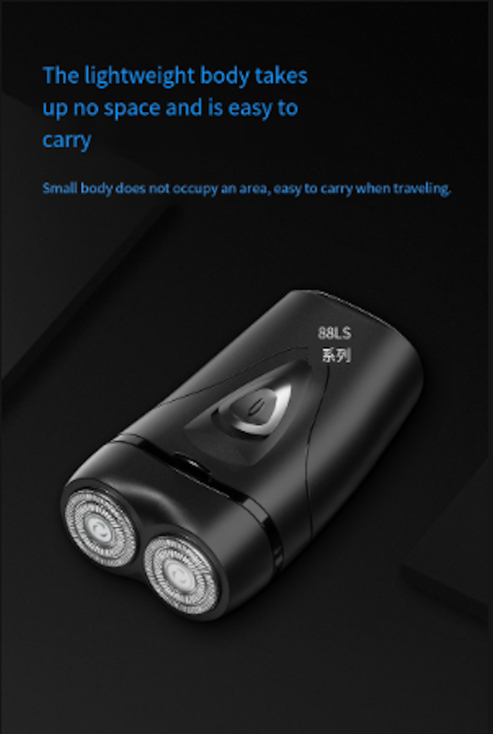 Fly shaving electric razor dual-head washable razor family universal ...