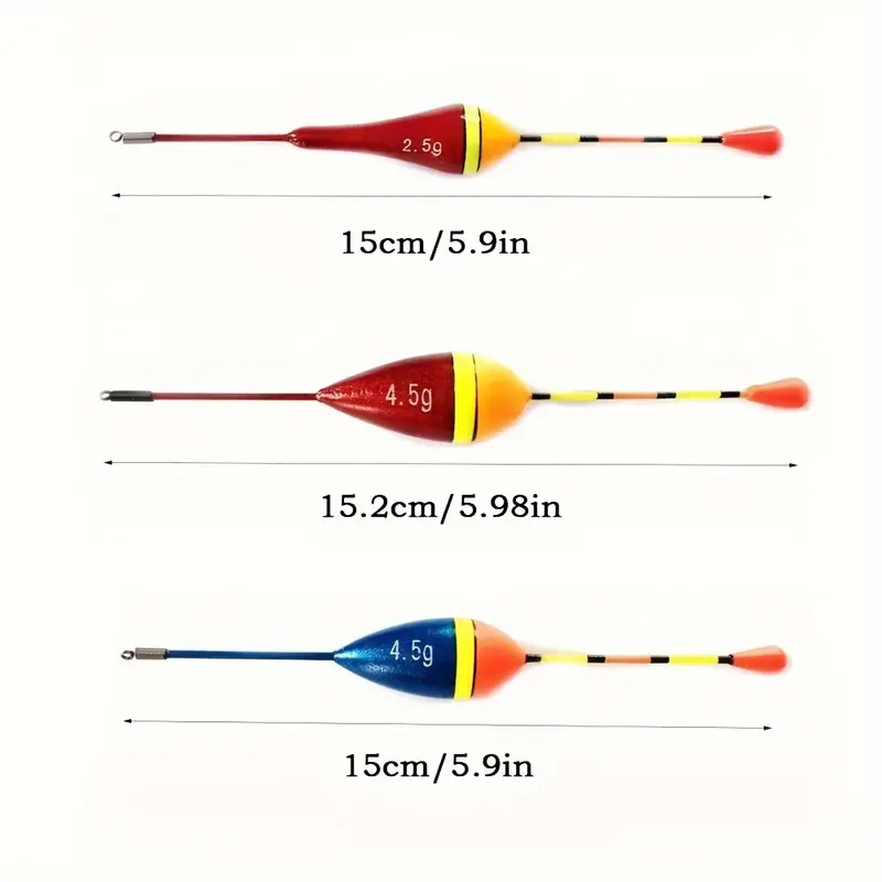 5/10 pcs Fishing Float Fishing Floats Bobbers, Trout Float Wood Slip ...