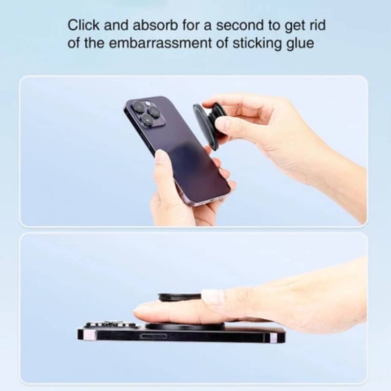 Magnetic Phone Grip with Swappable Top for Phones Tablets Adjustable ...