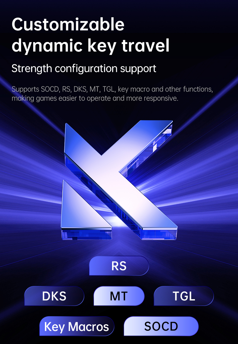 Mechanical Keyboard MCHOSE ACE68 Magnetic Switch RGB Gaming Keyboard ...