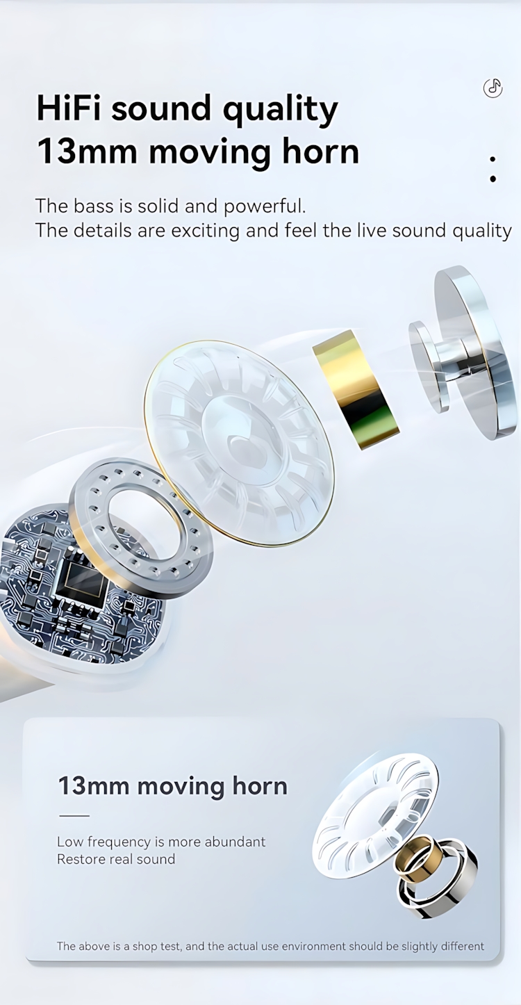 X55 TWS Earbuds Bluetooth Wireless Mini Headphones Hidden Headsets With ...