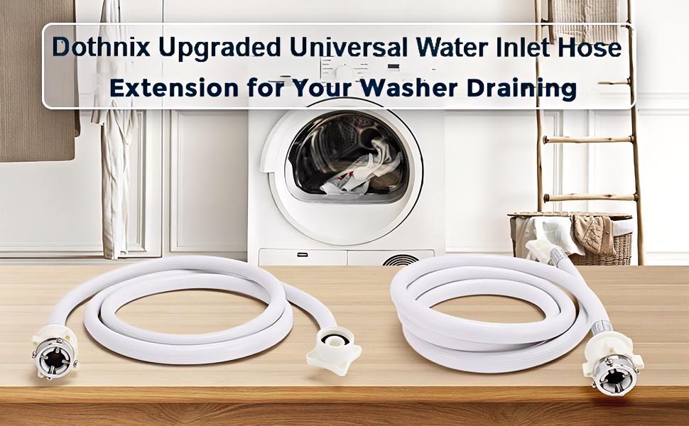 Dothnix Washing Machine Water Inlet Pipe Hose with【Free Transfer Head ...
