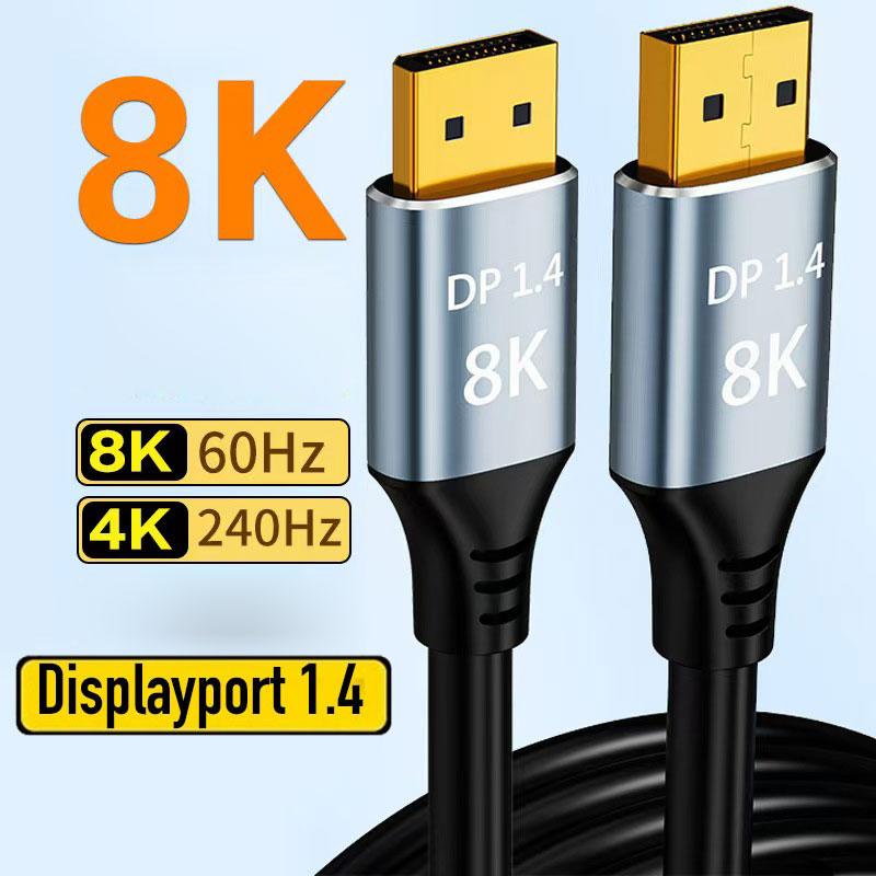 Displayport Cable DP1.4 for Computer Monitor High Speed 8K 60Hz 4K ...