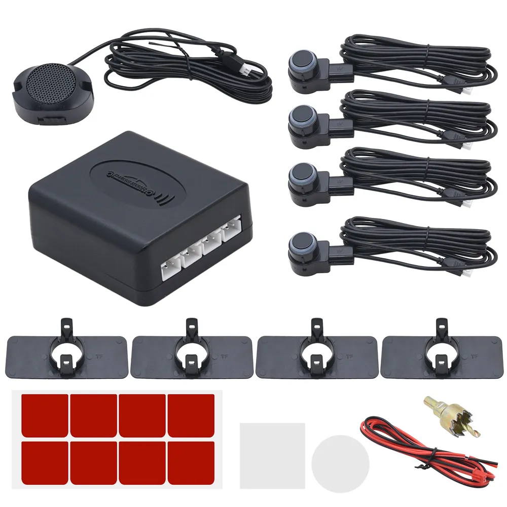 Car Parking Sensors 4 Rear Parking Sensors, Rear Parking Sensor Kit ...