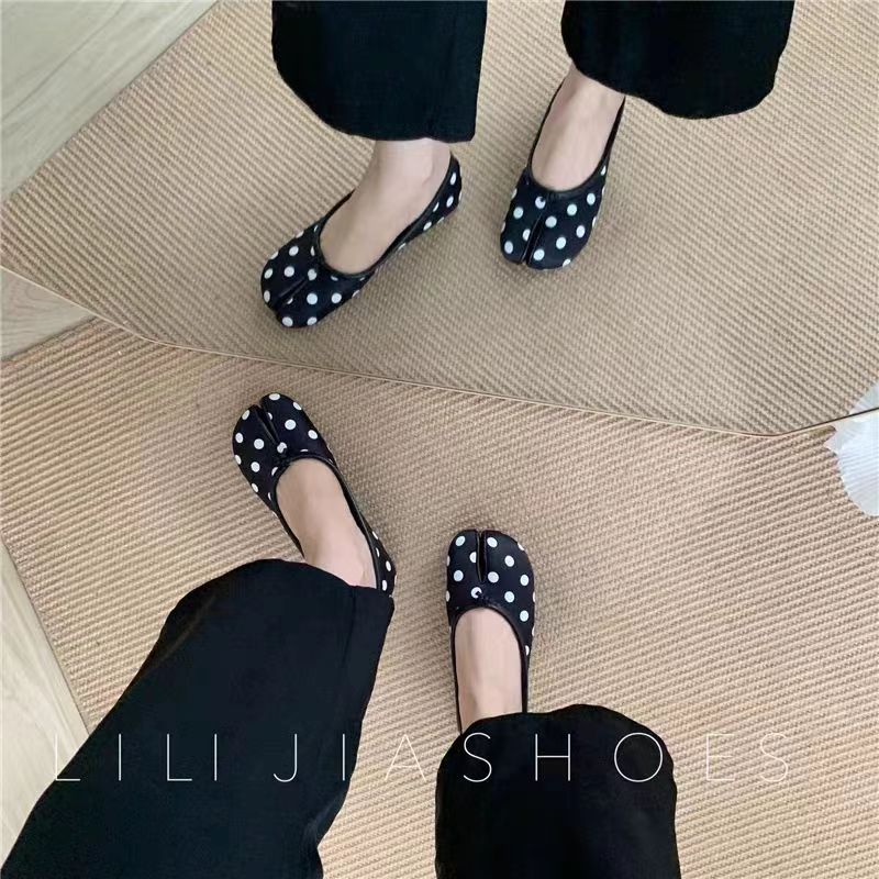 Peas Shoes Women's Shoes Summer Split-Toed Pig Chops Shoes Toes Lazy ...