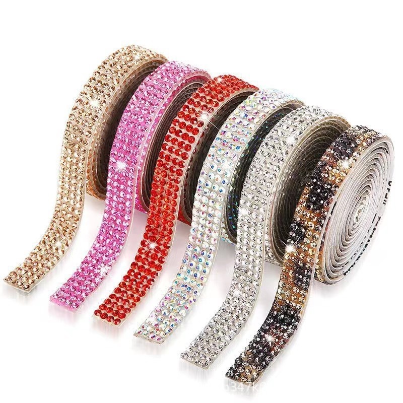 1yard Self Adhesive Diamond Strip Diy Rhinestone Adhesive Backing ...