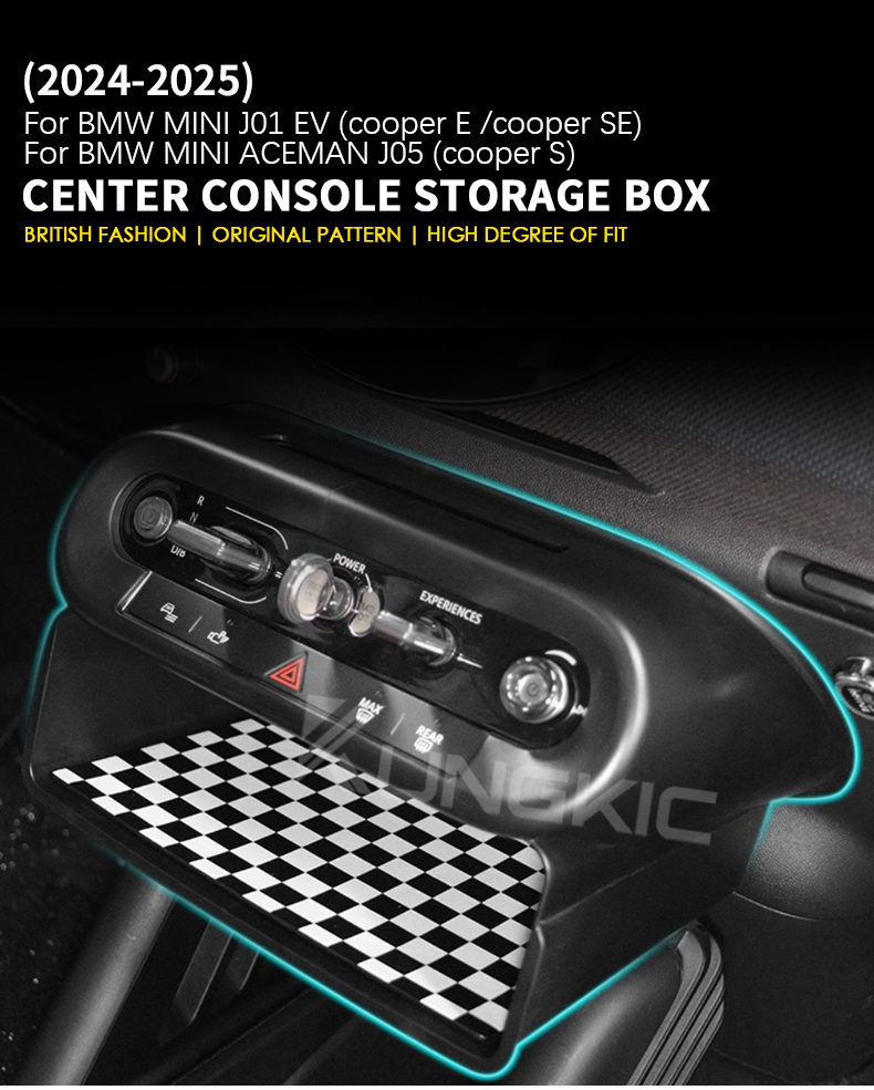 For MINI Cooper J01 ACEMAN J05 2024 2025 Central Control Panel Storage ...