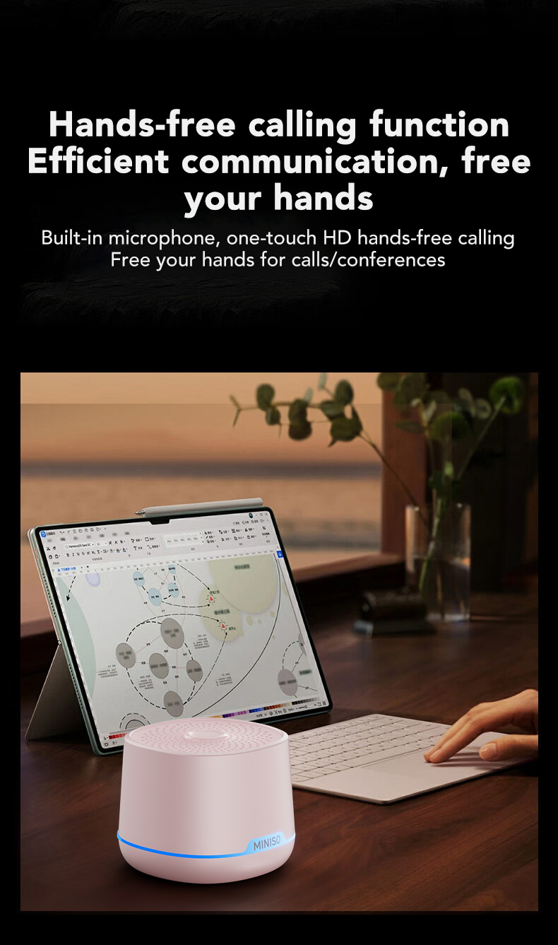 MINISO M100 Bluetooth Speaker Mini Bluetooth Speaker True Wireless HD ...