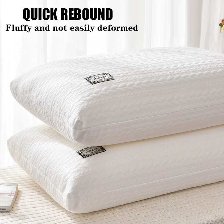 Pillow Antibacterial and anti-mite Pillow Fluffy and Not Deformed ...