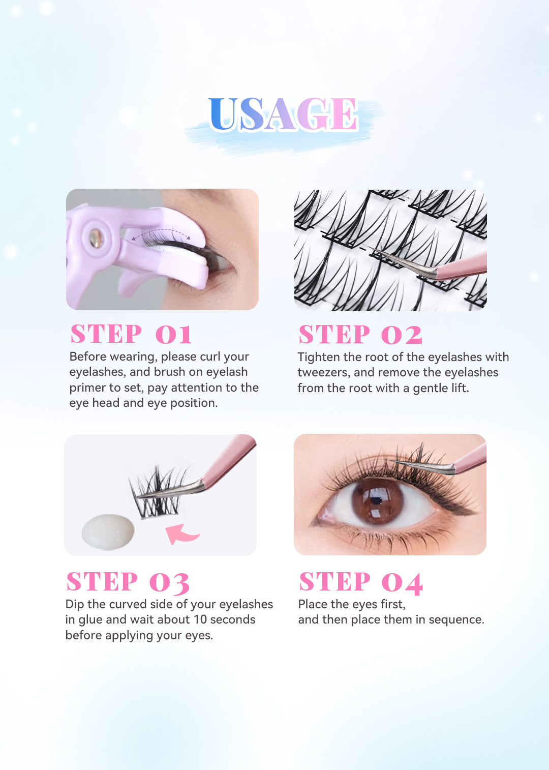 【Gift glue tweezers】AMOLIKA eyelash extensions Set with glue and ...