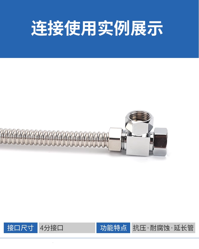 [KH] SUS304 corrugated pipe 20mm 1/2 high pressure explosion-proof ...