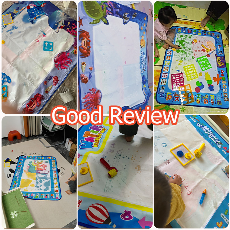 Local Delivery Magic Water Drawing Colouring Mat Painting Water Doodle ...