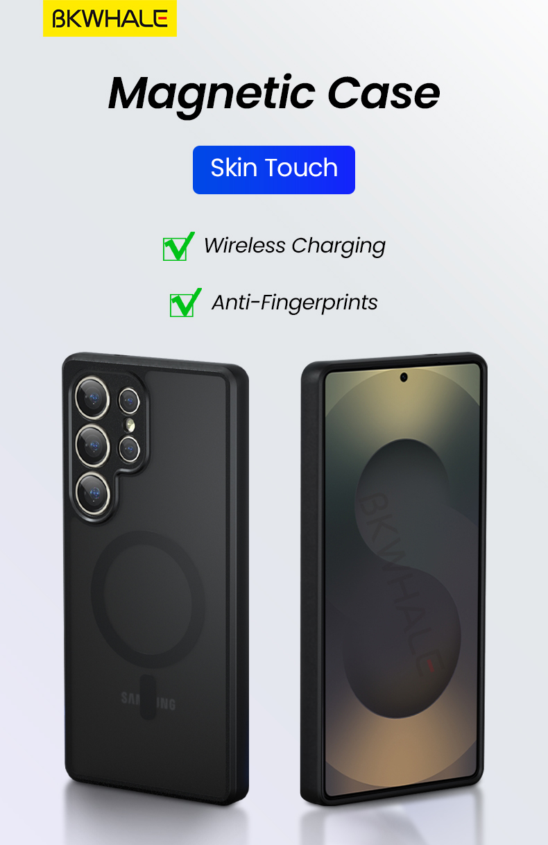 BKWHALE Magnetic Phone Case for Samsung Galaxy S25 Ultra S25+ S25FE S24 Ultra S24+ S24FE S23 ...