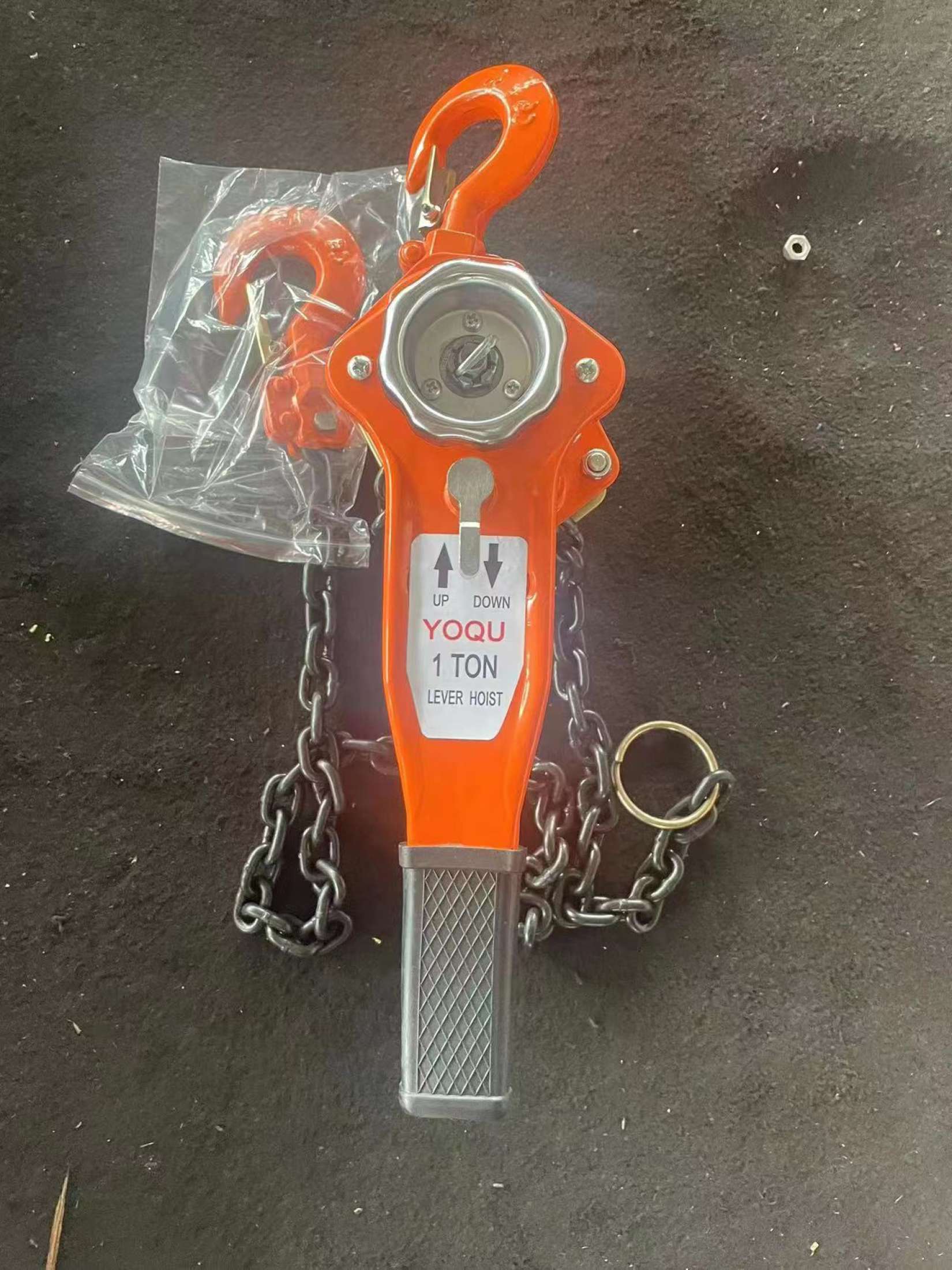 1T 2T 3T Chain Lever Block Ratchet Puller Constriction Building Hoist ...