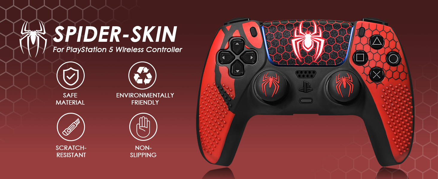 Anti-Slip PS5 Controller Skin, PS5 Controller Accessories, Non-Slip ...