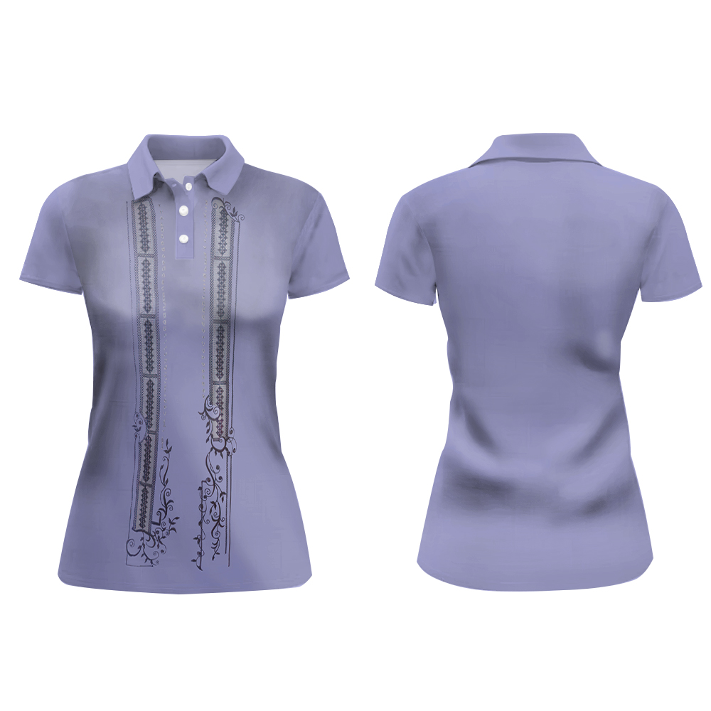 Asean Attire For Women Ethnic Style Women's Polo Short-Sleeved Tops ...