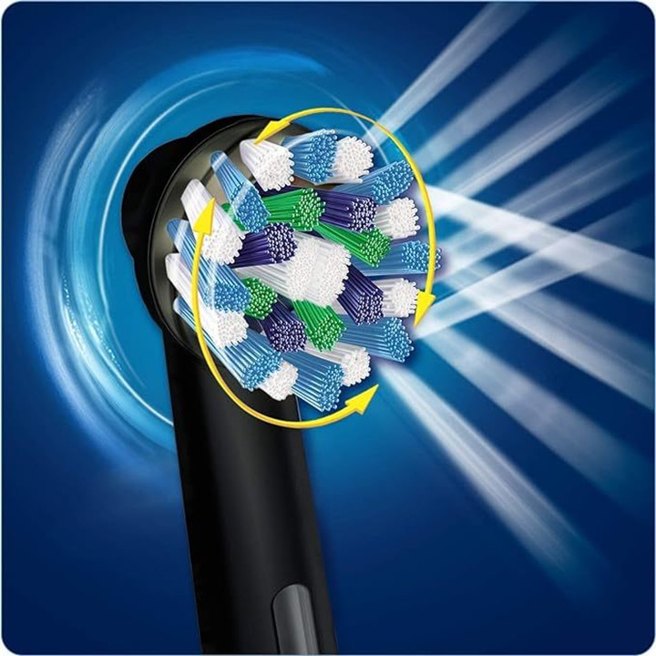 Oral-B EB50 cross-action electric toothbrush replacement head, black ...