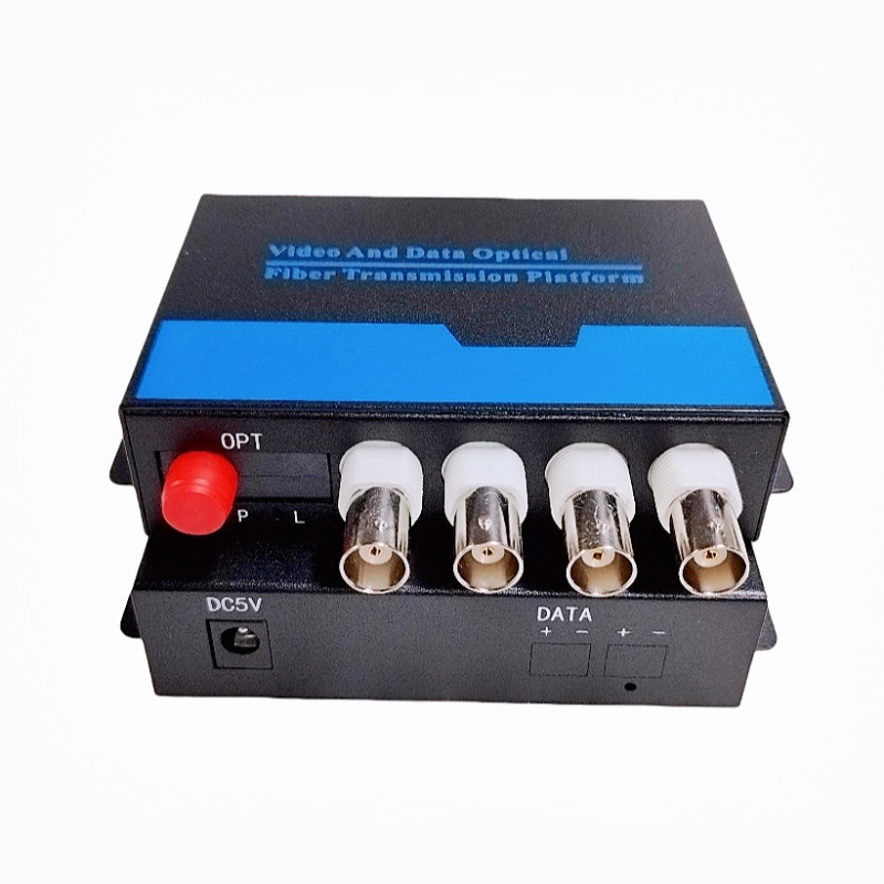 Analog BNC Video to Fiber Optic Converter Transmitter Receiver for CCTV ...
