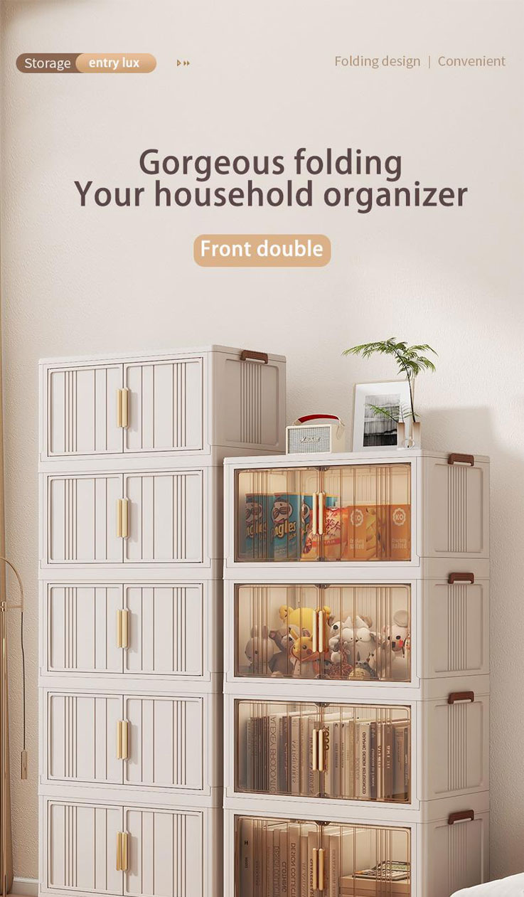 【FM-95】Multi-layer storage cabinet Storage cabinet home dustproof ...