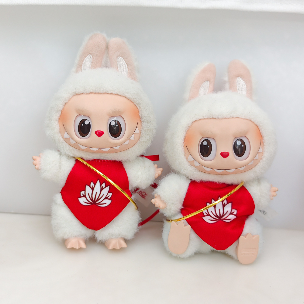 Labubu doll clothing accessories, queen cloak with crown, Nezha costume ...