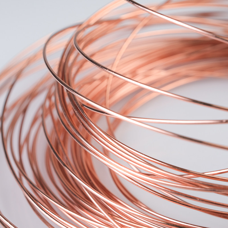 1/5/10m pure copper wire T2 copper coil conductive copper wire ...
