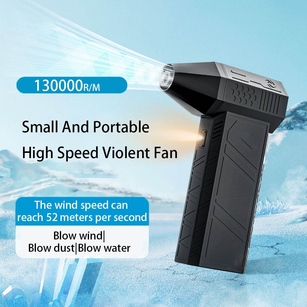 Mini Turbocharged Fan 130000 RPM Turboblower Jet Fan Violent Turbofan ...