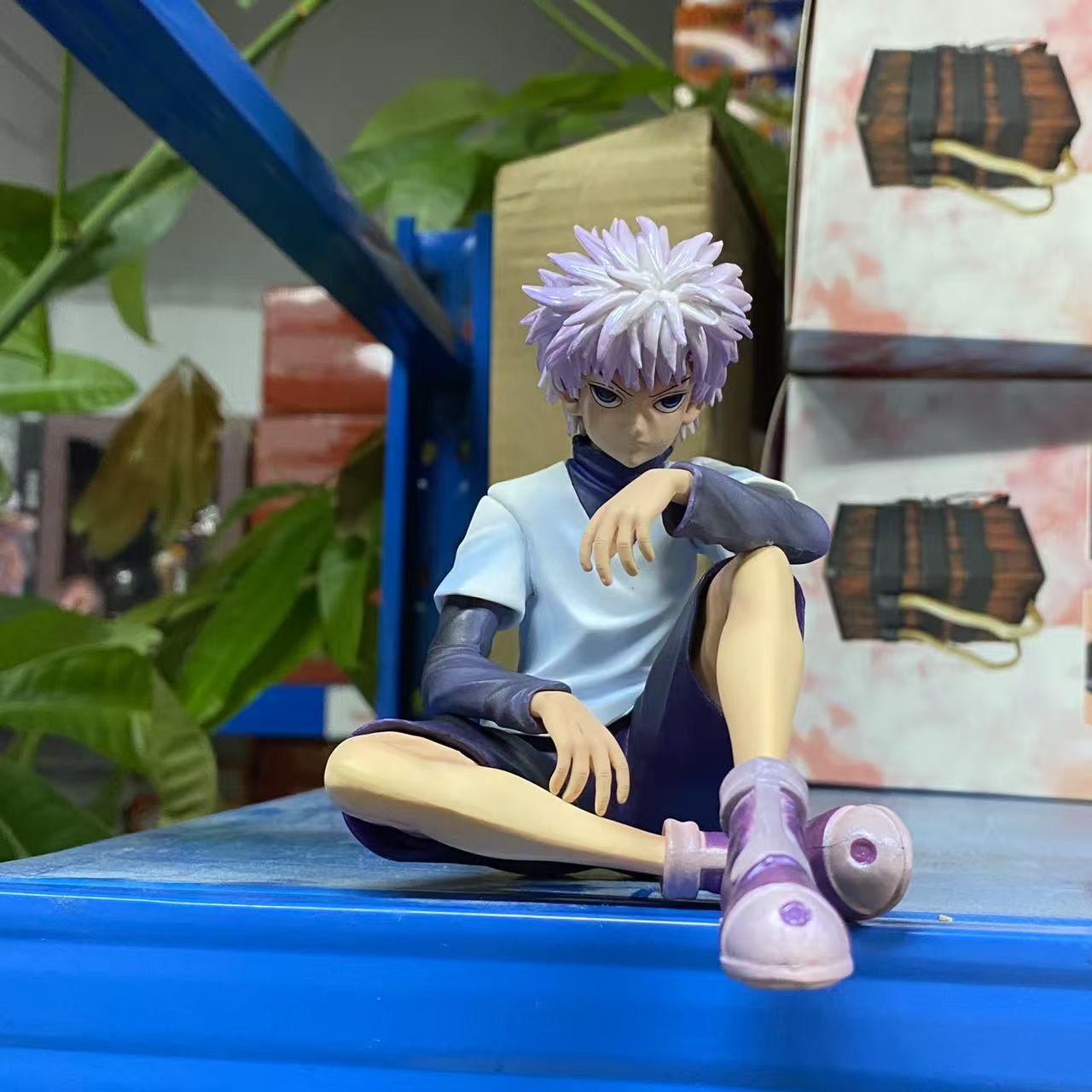 Hunter X Hunter Sit Position Killua Zoldyck and Gon FREECSS PVC Figure ...