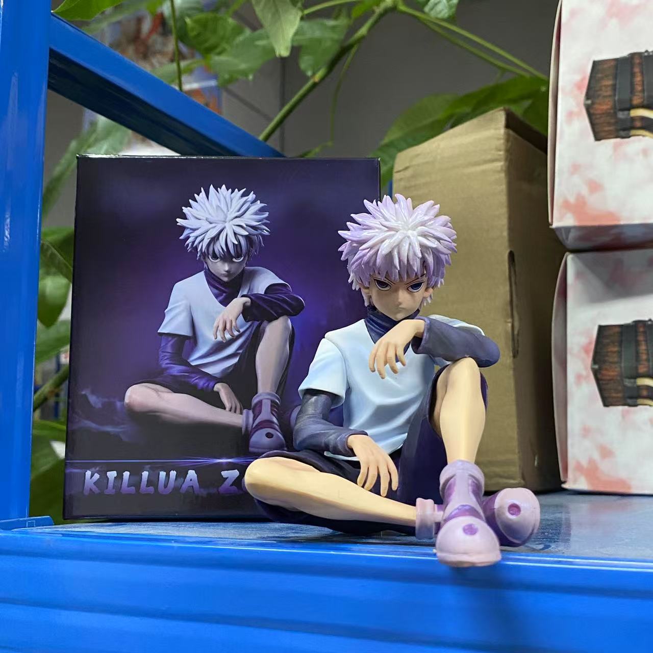 Hunter X Hunter Sit Position Killua Zoldyck and Gon FREECSS PVC Figure ...